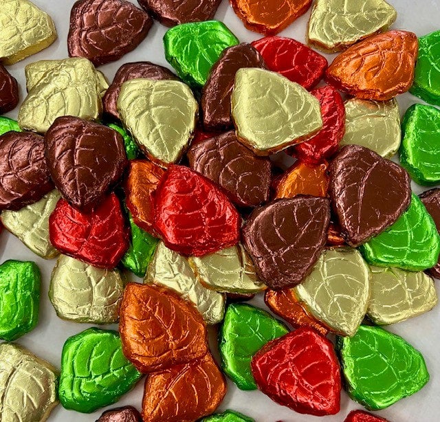 Milk Chocolate Fall Leaves | Schneider's Sweet Shop